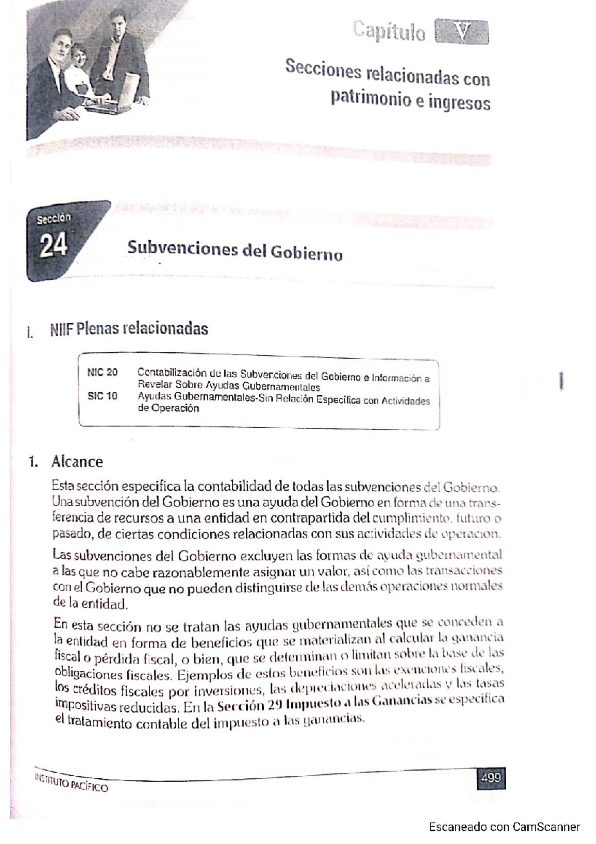 Contabilidad de Subvenciones del Gobierno según NIC 20 y Sección 24 ...