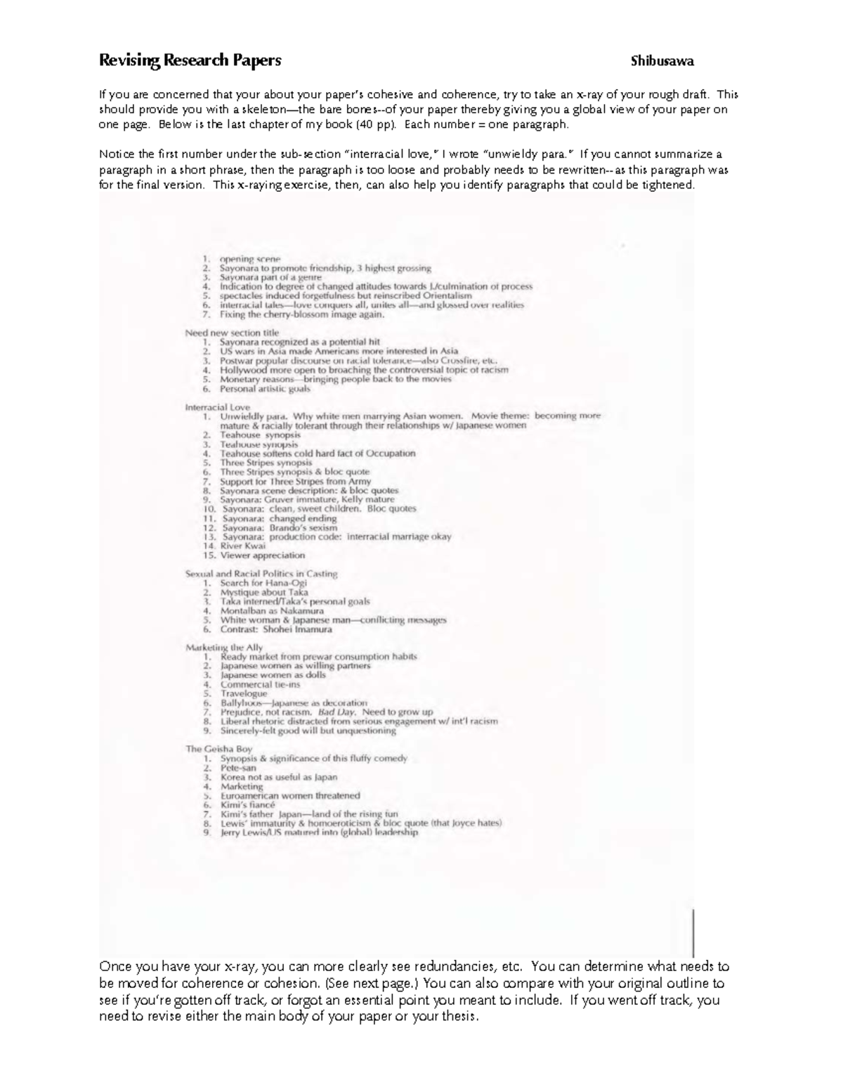 Revising Research Papers: Tips for Cohesion & Coherence - Studocu