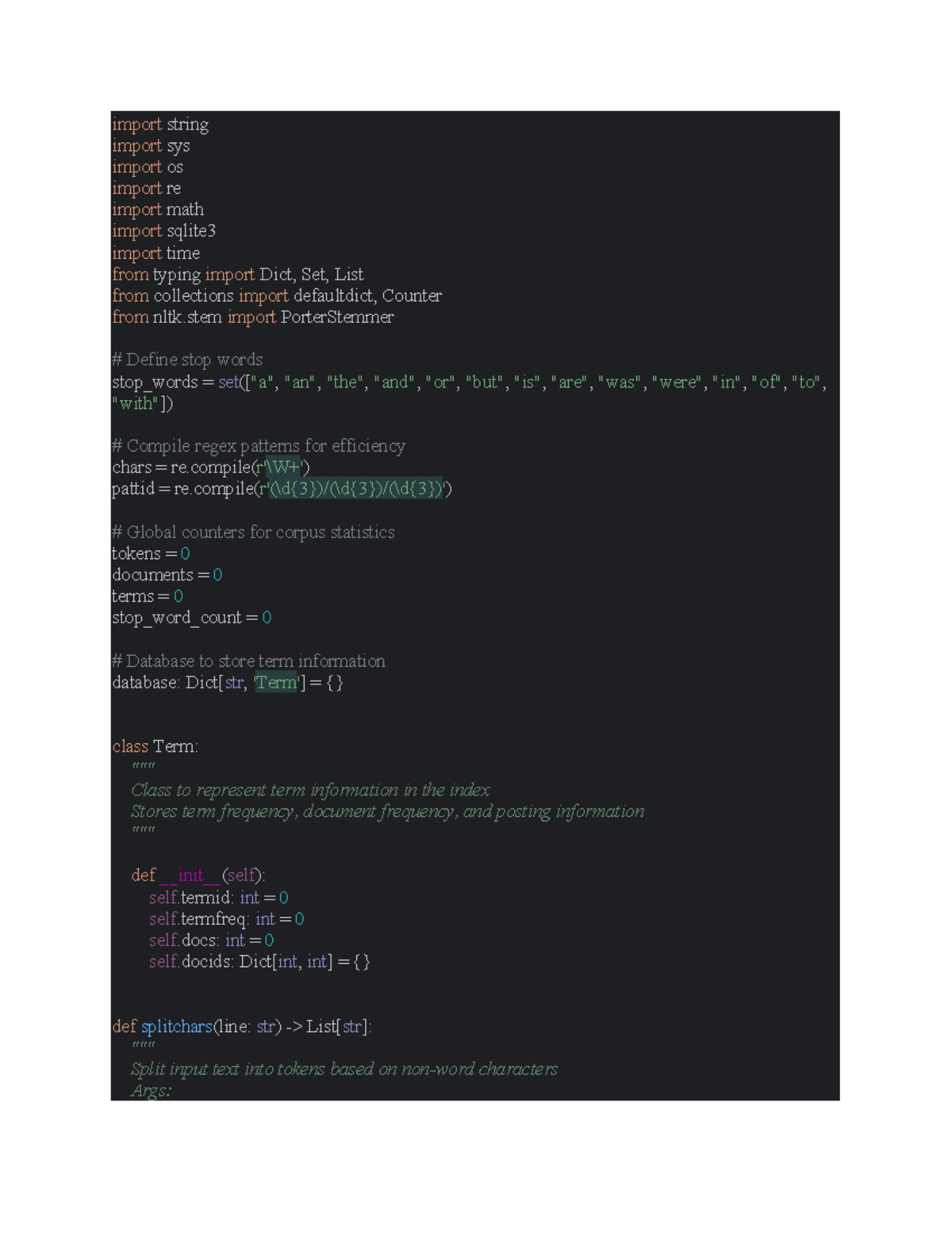 CS101 - Assignment 4: Text Processing and Database Setup - Studocu