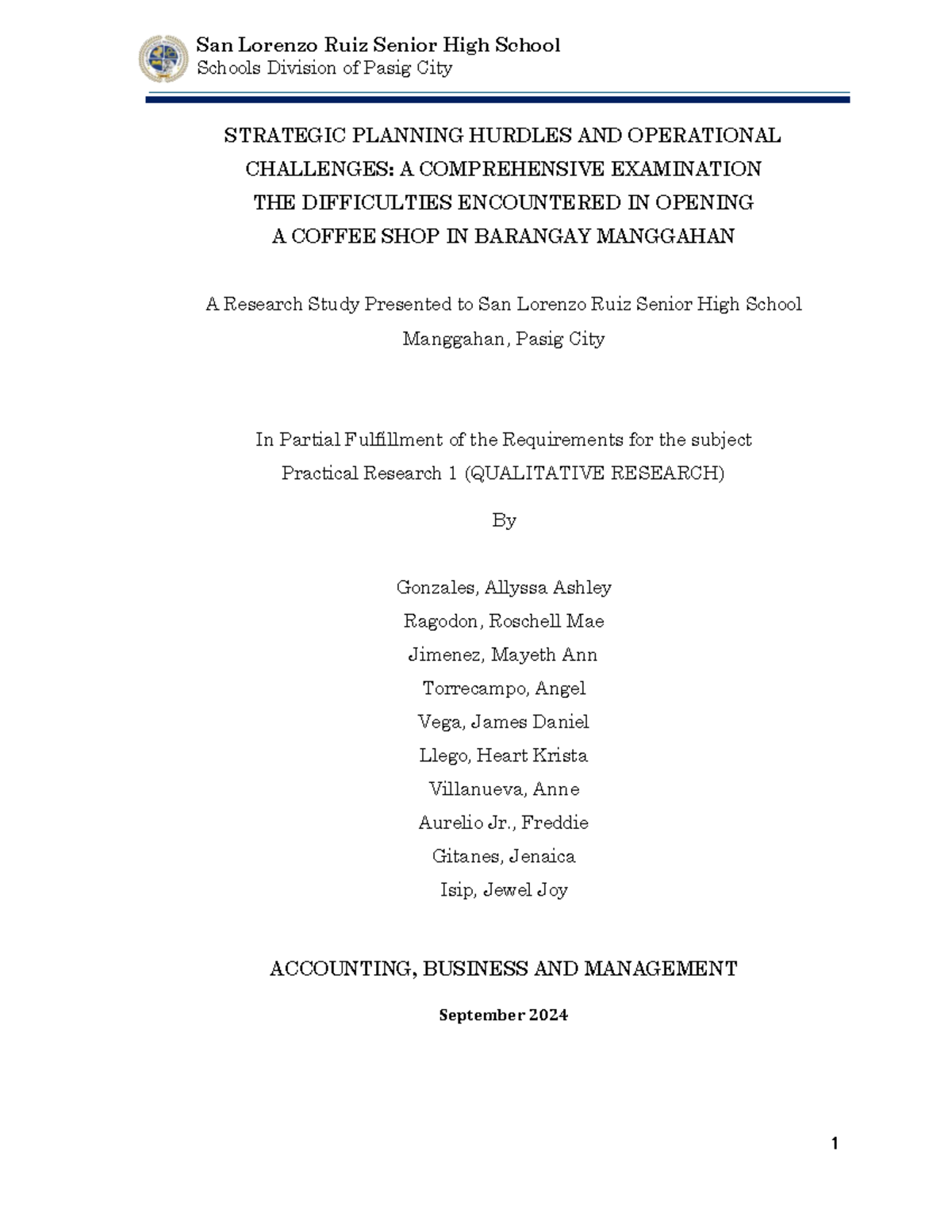 Strategic Planning Hurdles & Operational Challenges in Coffee Shops ...