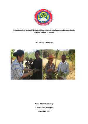 Geography Module - Freshman course - Compiled By: Dr. Teferi Mekonnen ...