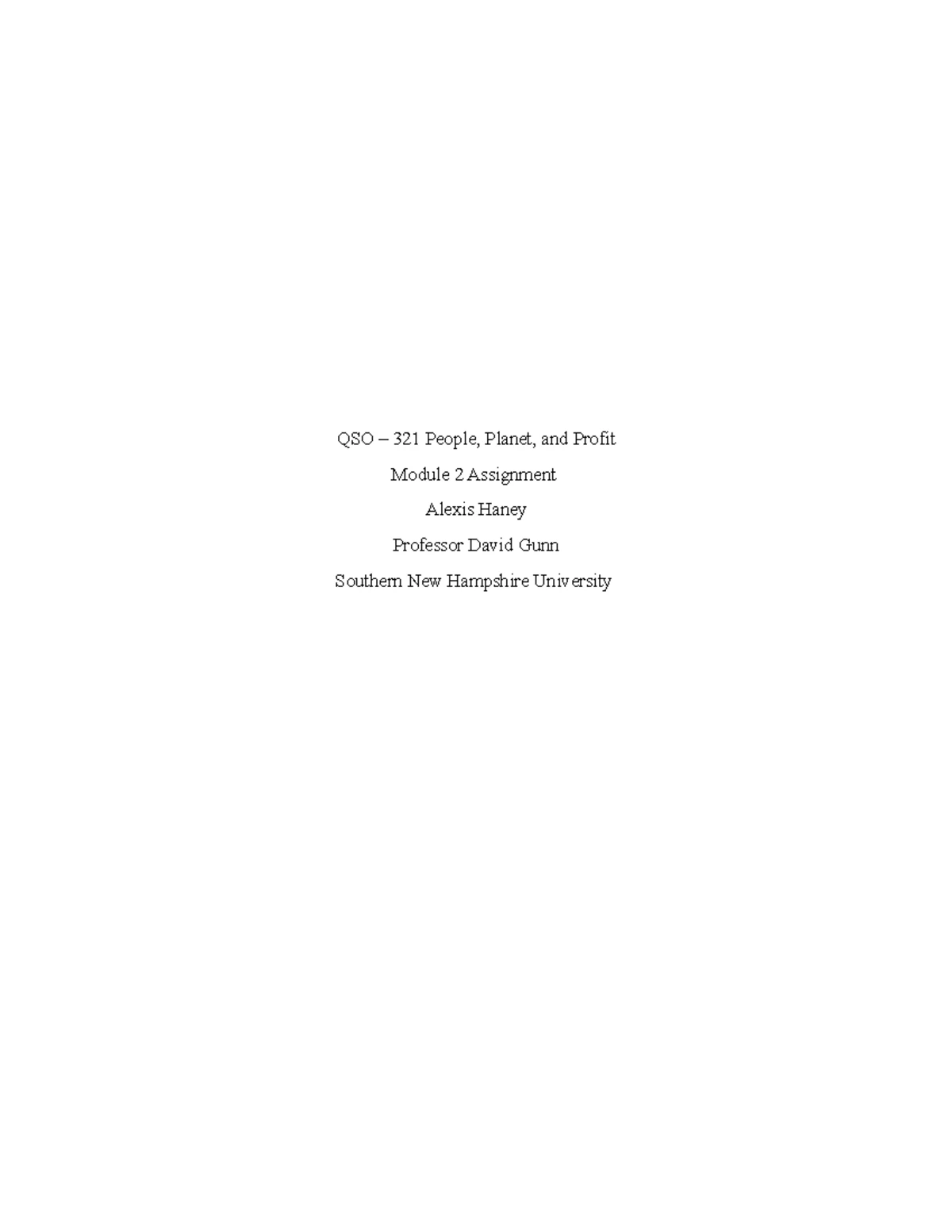 QSO 321 Module 8 - Six Sigma Green Belt Certification Proposal - Studocu