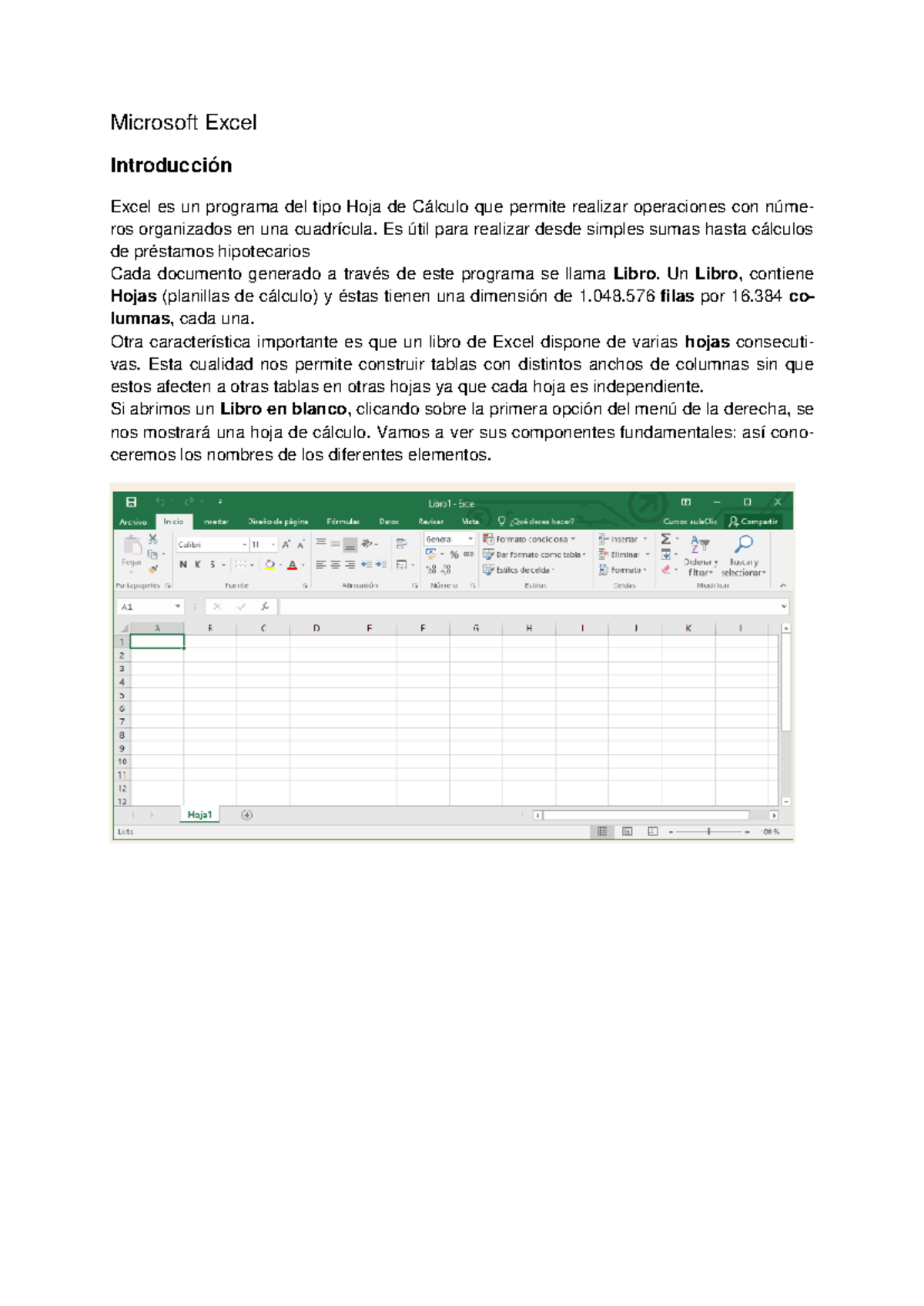 Guía Completa de Microsoft Excel 2016: Introducción y Funciones ...
