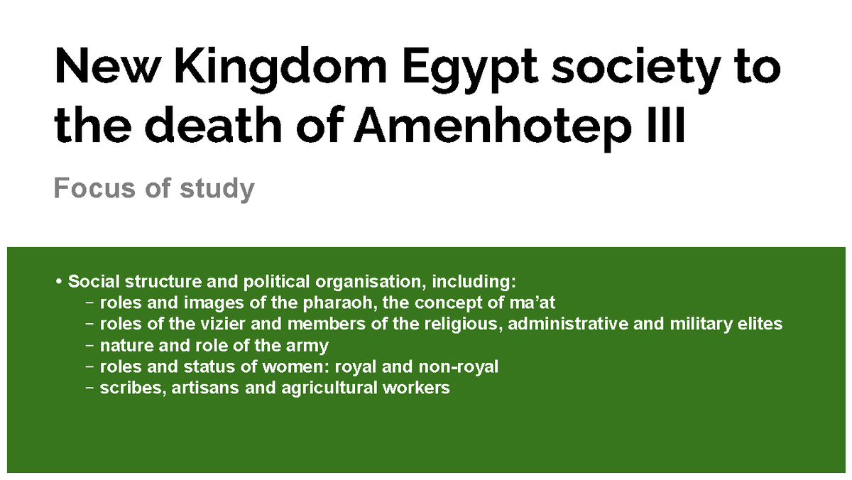 New Kingdom Egypt Society: Social Structure & Political Org. Study ...