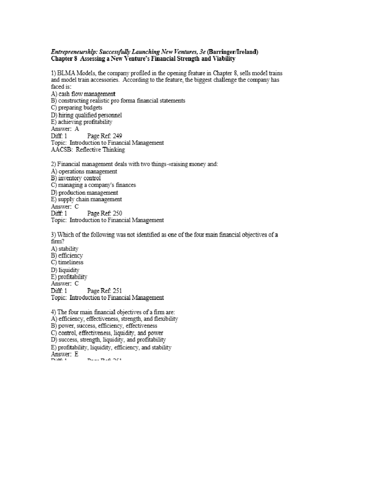 Chap# 8 - Whole chapter 8 - Entrepreneurship: Successfully Launching ...
