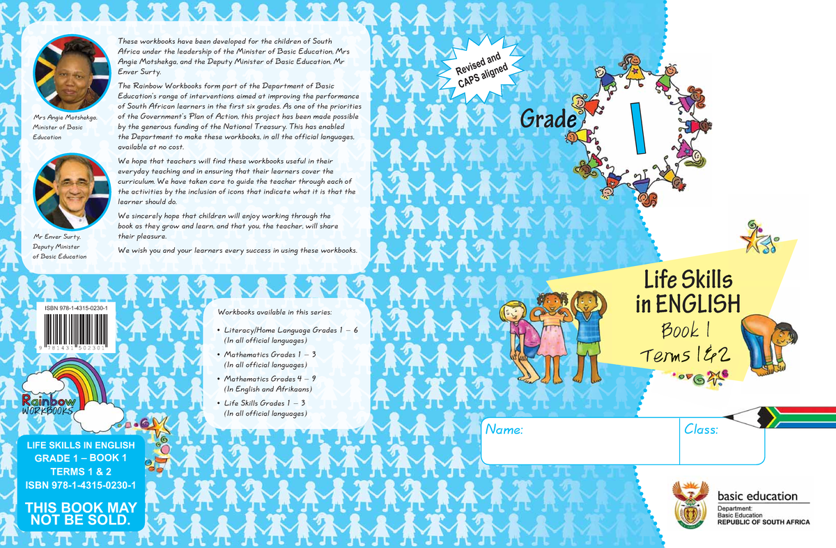 Life Skills in English - Grade 1 Workbook Terms 1 & 2 (2016) - Studocu