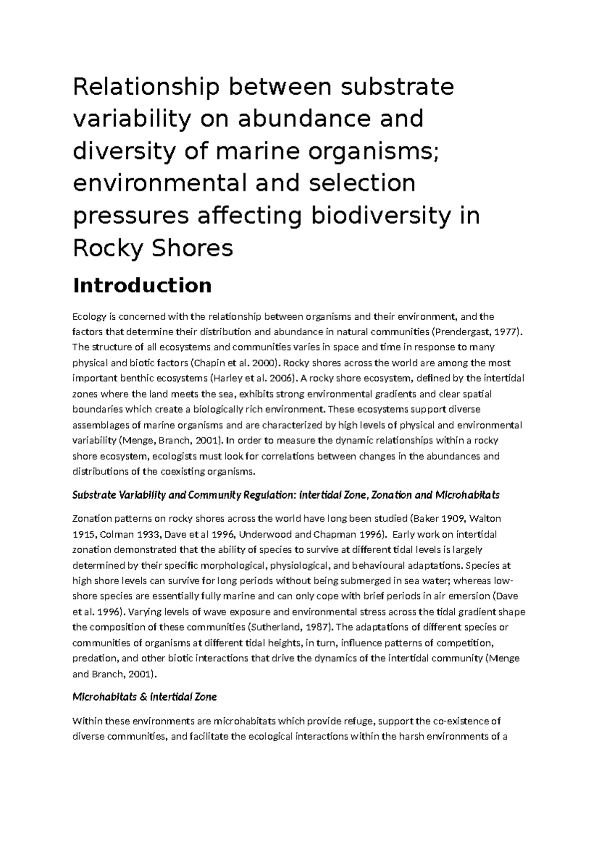 AT2 Bio - Literature Review: Substrate Variability & Marine ...