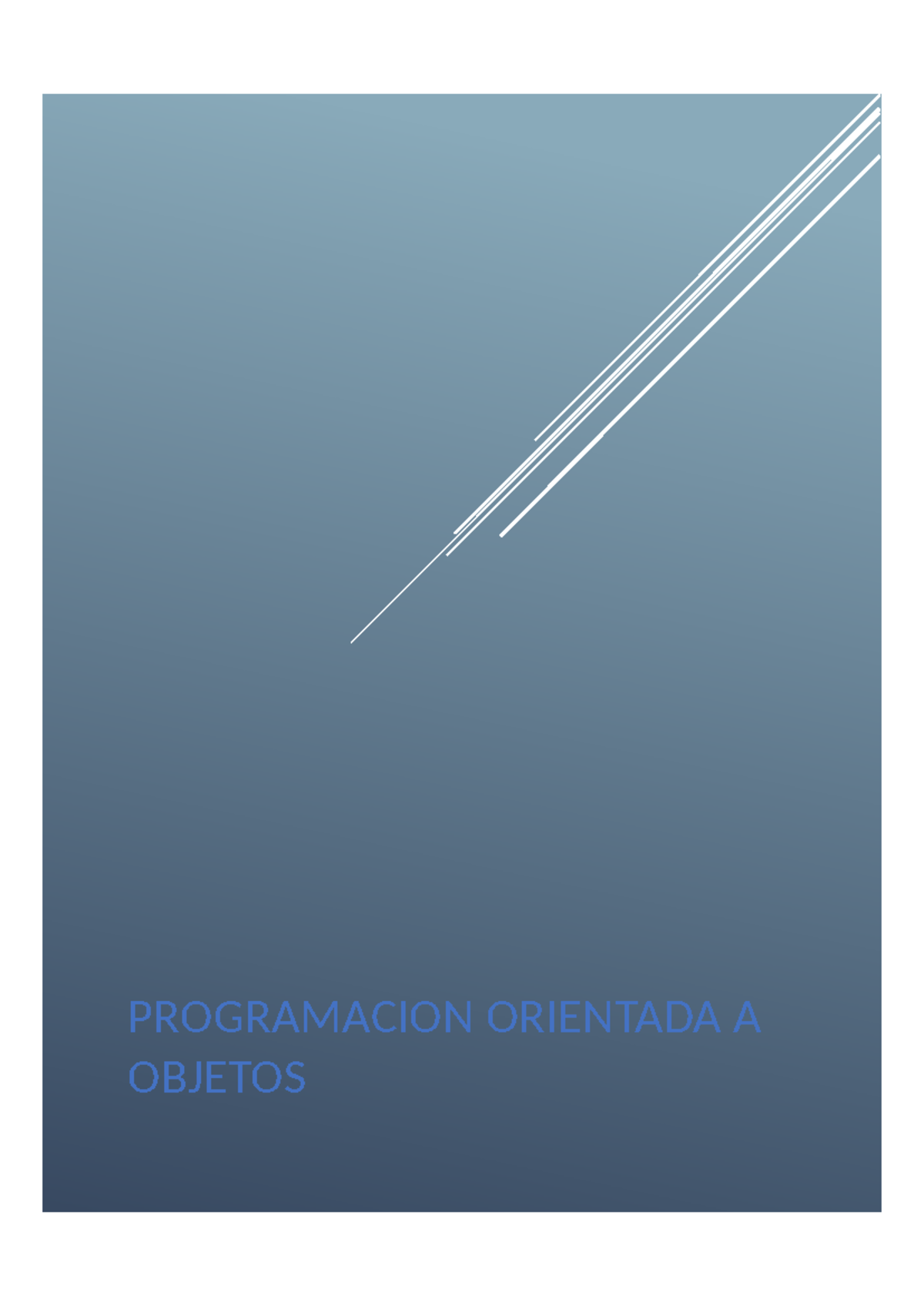 Trabajo Práctico 1: Programación Orientada a Objetos - Studocu