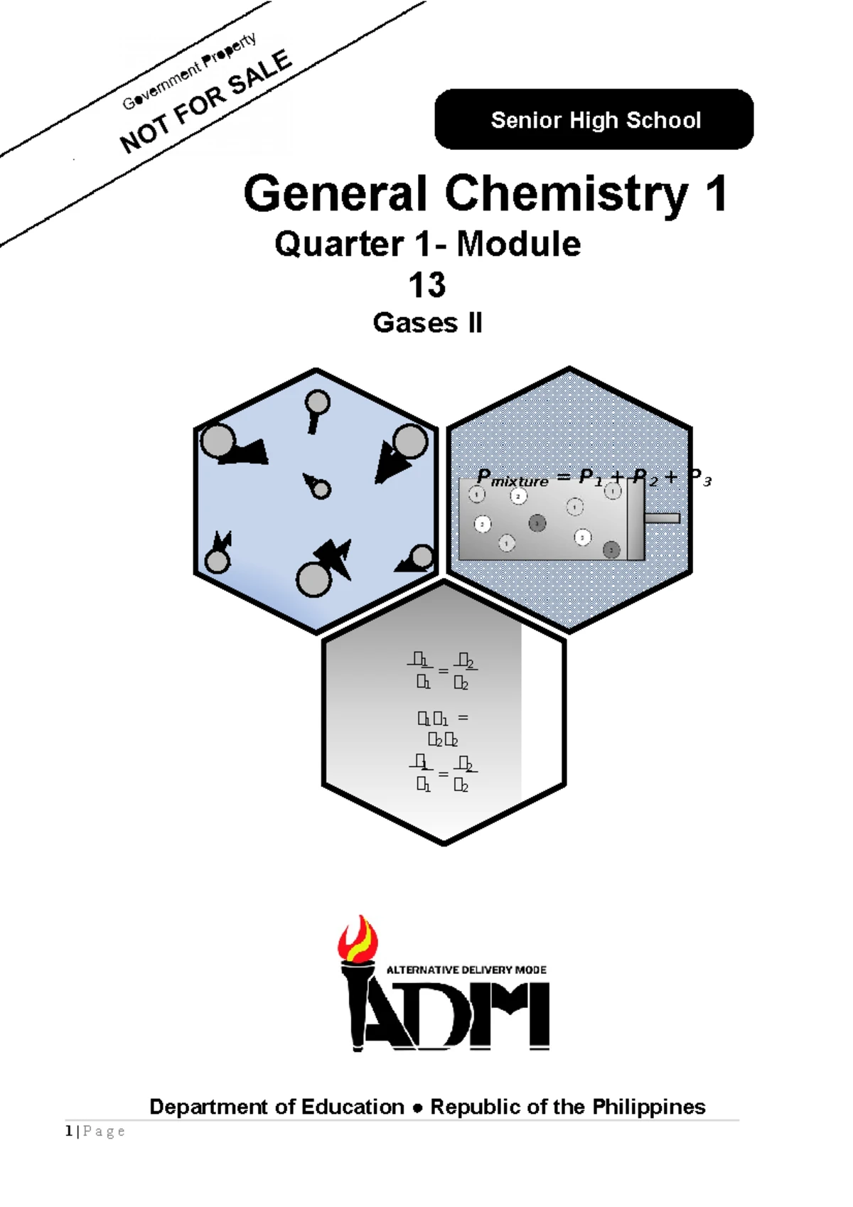 Gen Chem Module 1 Week 1 - SELF LEARNING MODULE GENERAL CHEMISTRY I FIRST QUARTER – WEEK 1 ...