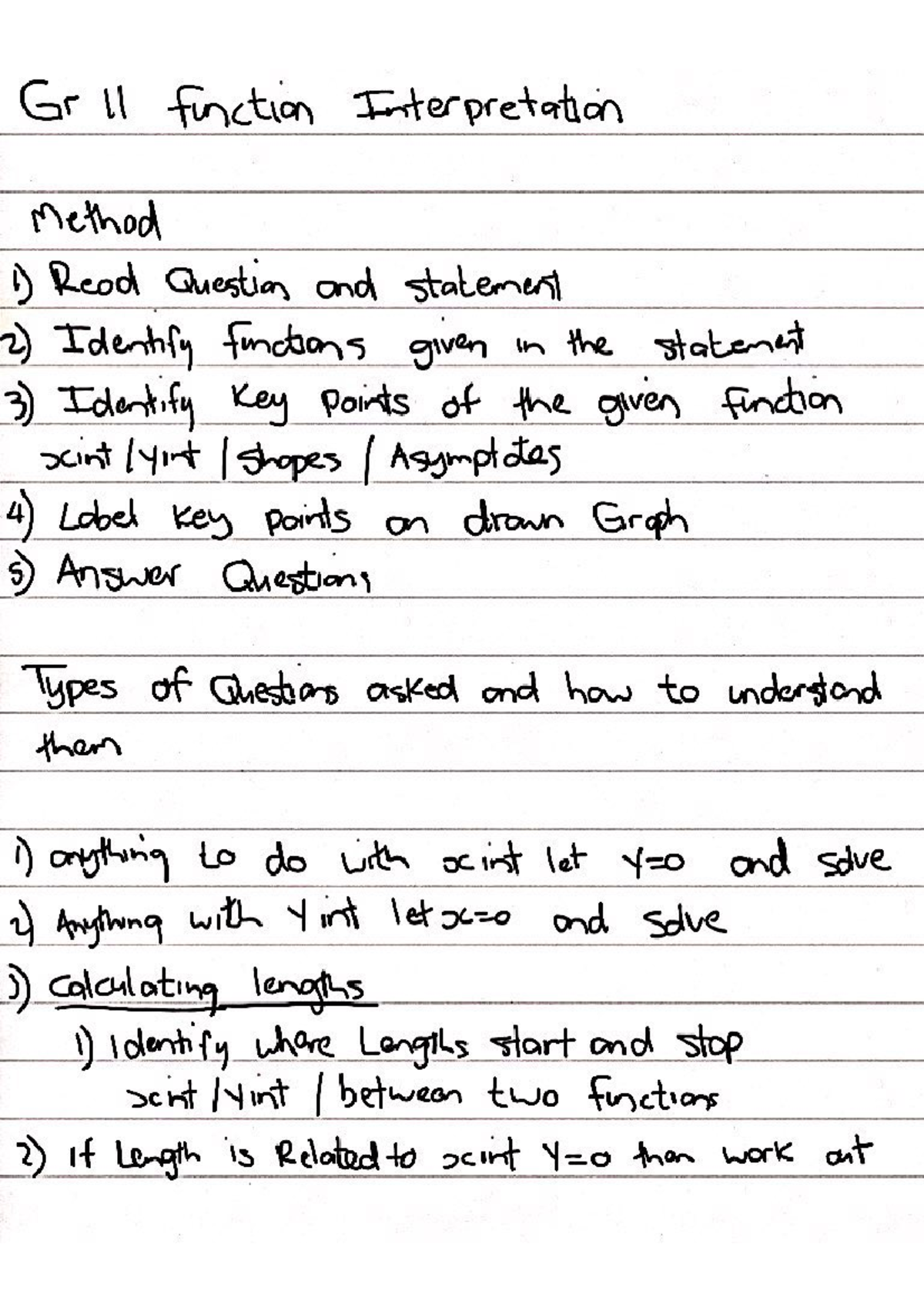 Gr11 Graph Interpretation Exercise 11 - Key Points & Techniques - Studocu