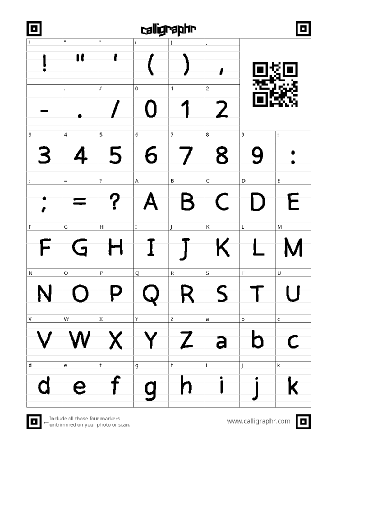 Calligraphr Template Instructions for Document Submission - Studocu
