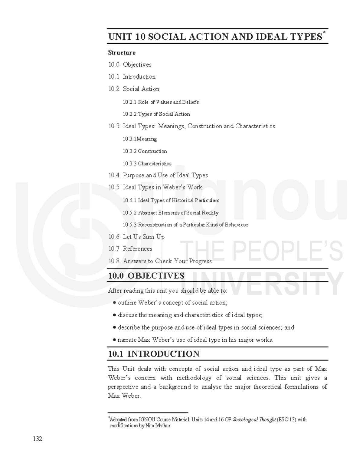 Sociological Thought: Social Action and Ideal Types (ESO 13) - Studocu