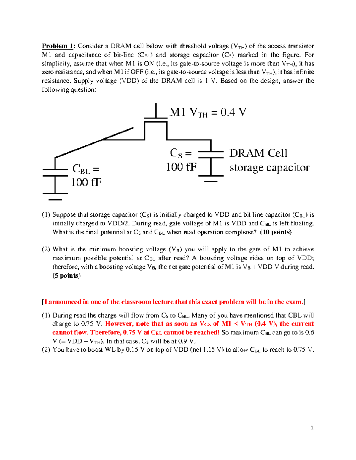 ECE467 - VLSI Exam 2 Solutions and Problem Explanations - Studocu