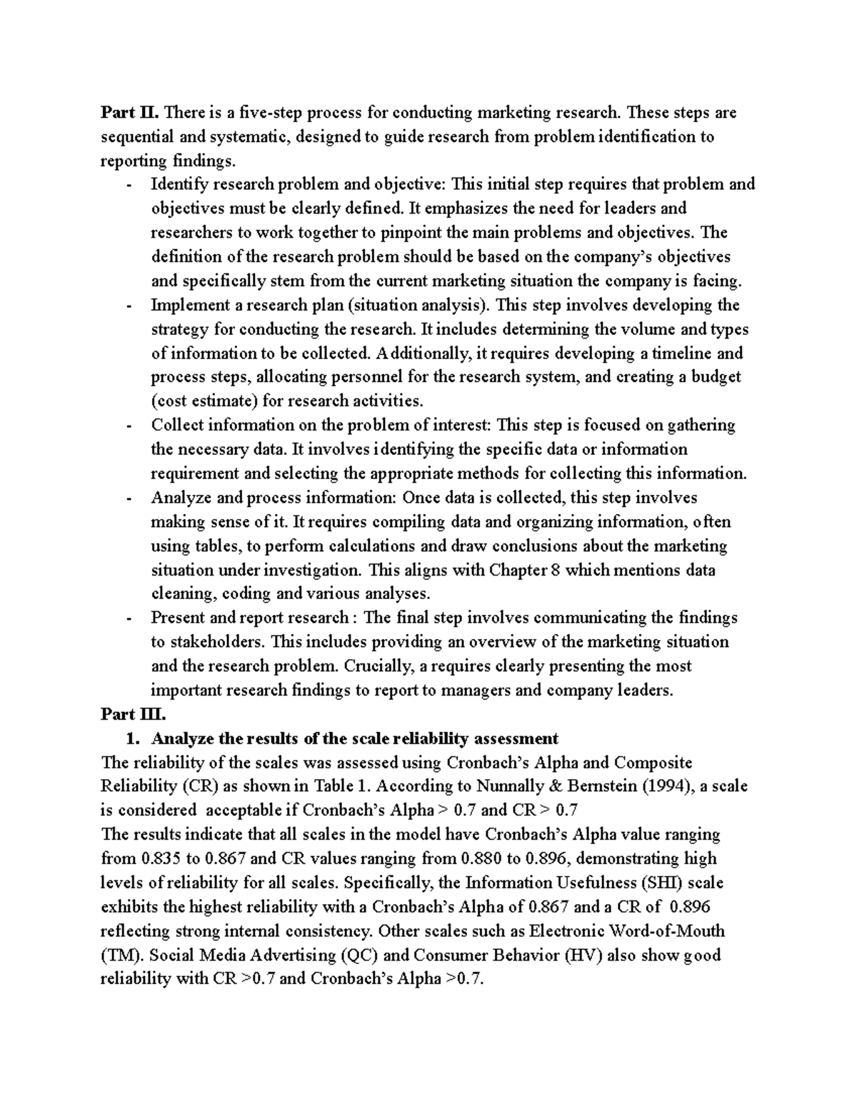 Marketing Research Process: Steps and Importance in Business - Studocu