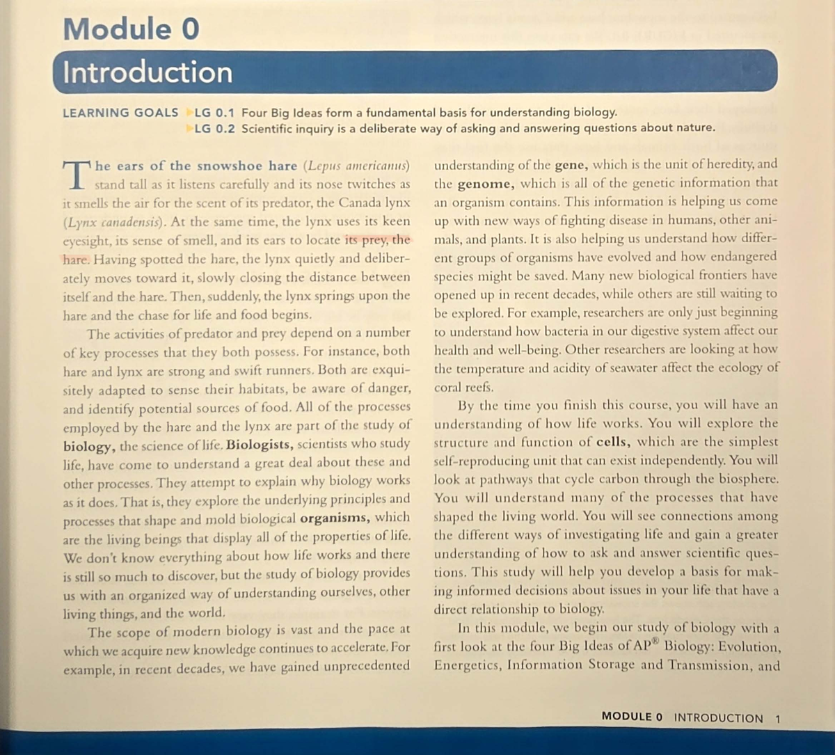 Module 0 - Big Ideas Reading - Module 0 Introduction LEARNING GOALS LG ...