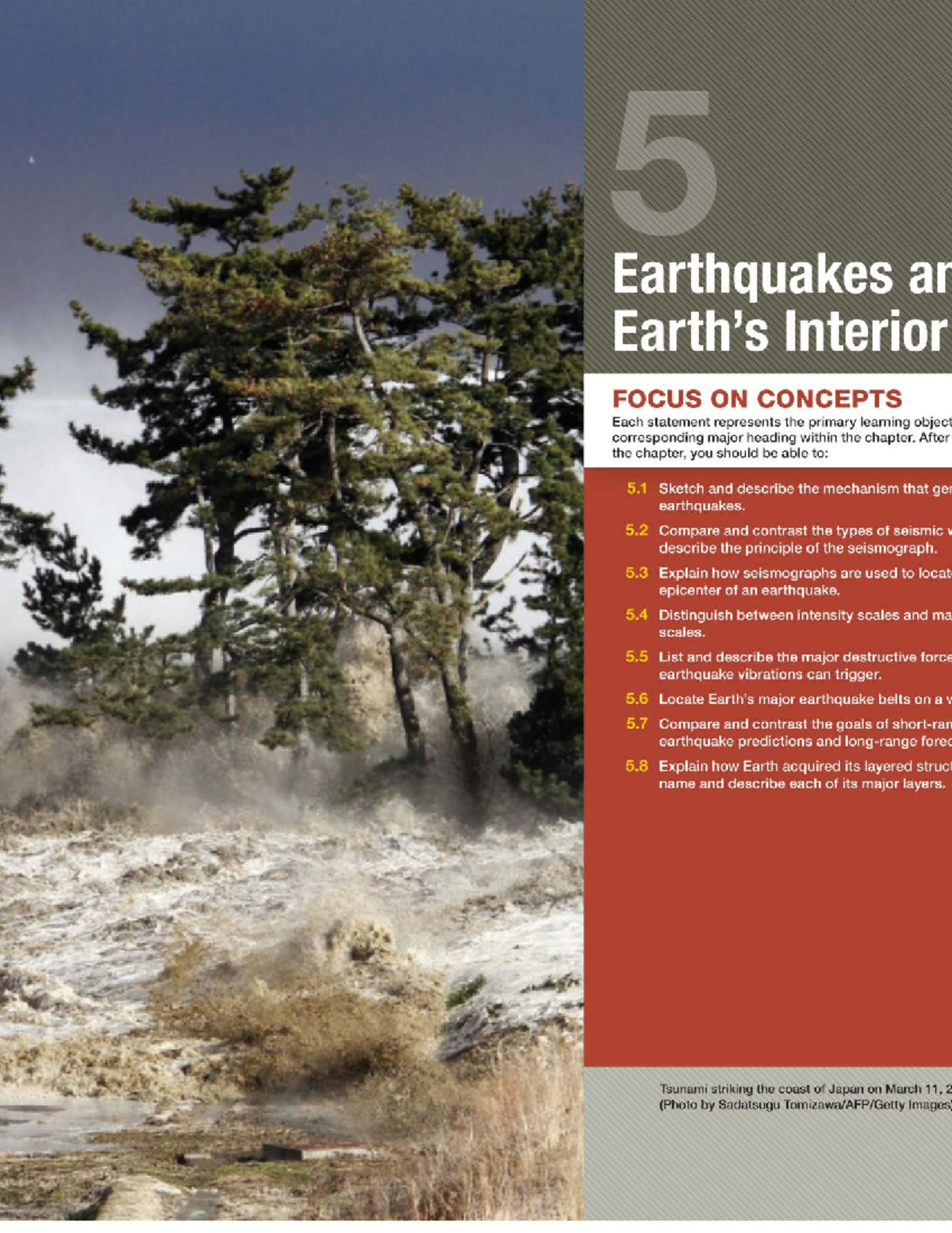 Chapter 5 - Earthquakes: Understanding Mechanisms and Impacts - Studocu