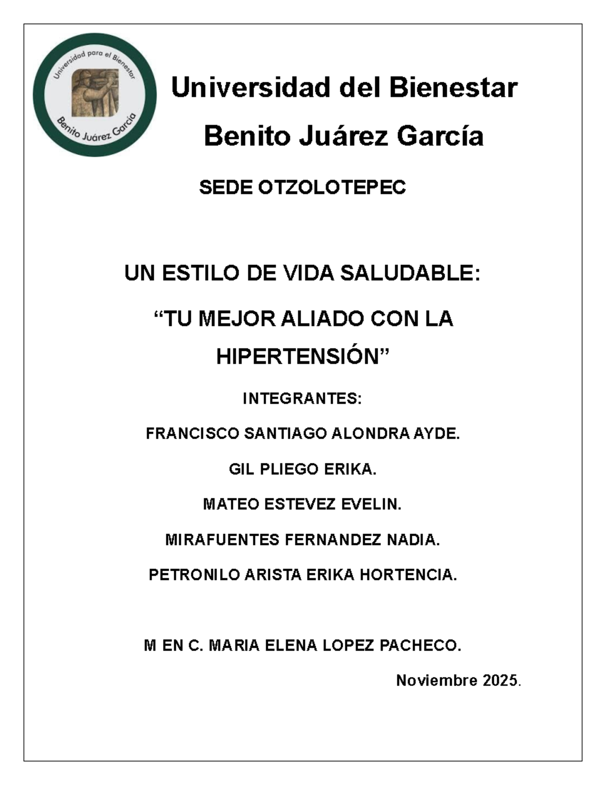 Estilo de Vida Saludable: Tu Mejor Aliado Contra la Hipertensión (SEDE ...