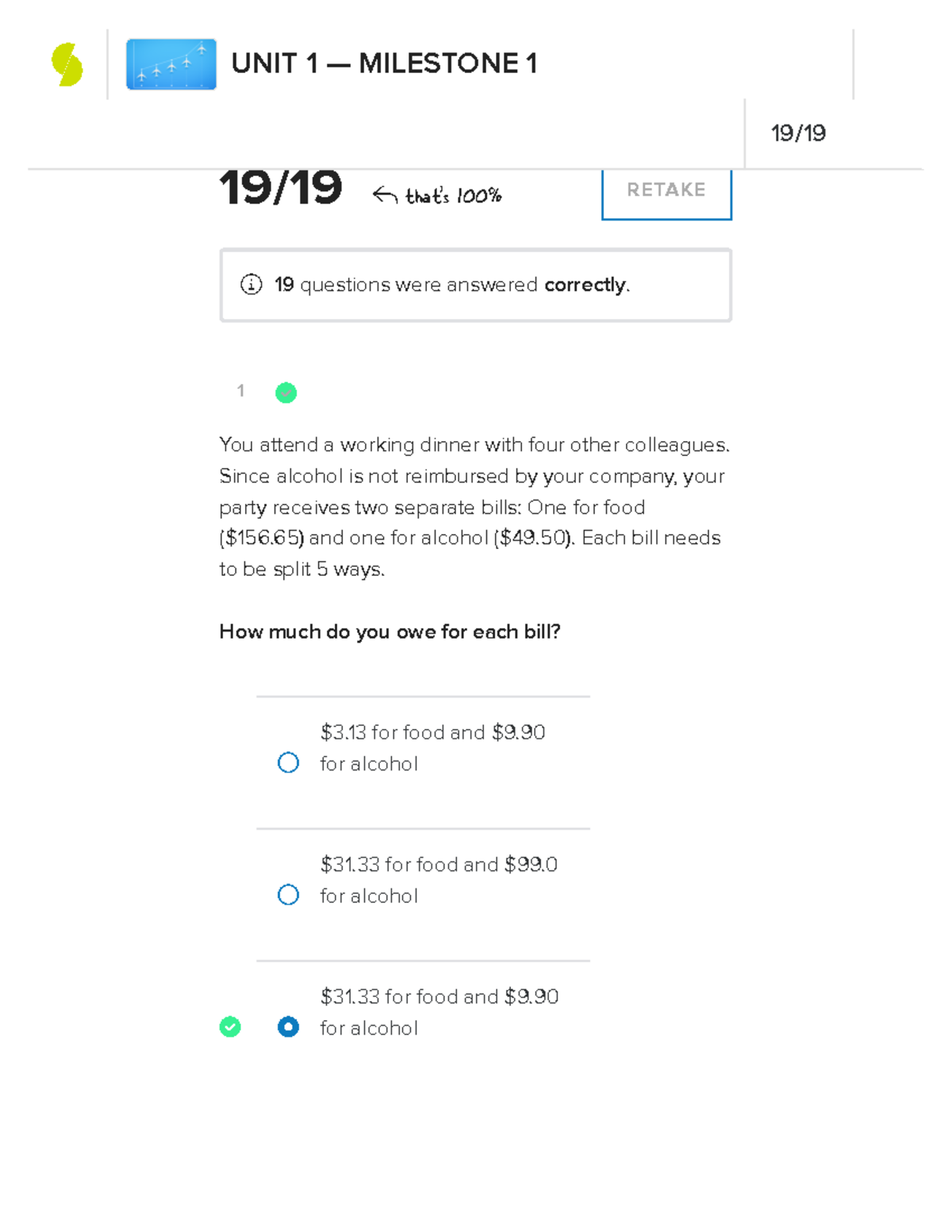 Math - Unit 1 Test - Exam Review and Solutions - Studocu