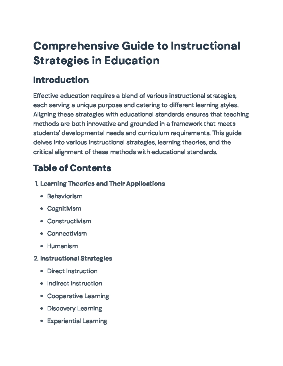 D658 Instructional Strategies Scenario Practice Bank for Educators ...