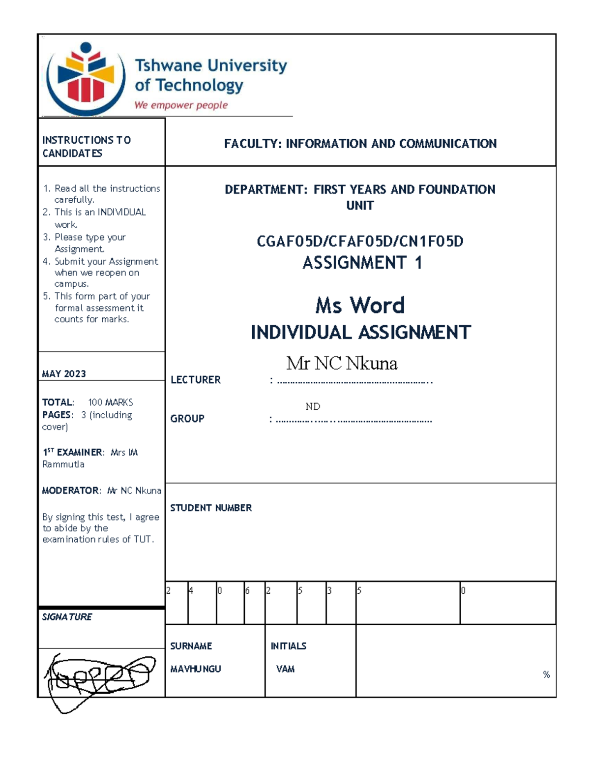 2025 MS Word Assignment: Understanding Computer Systems and Functions ...