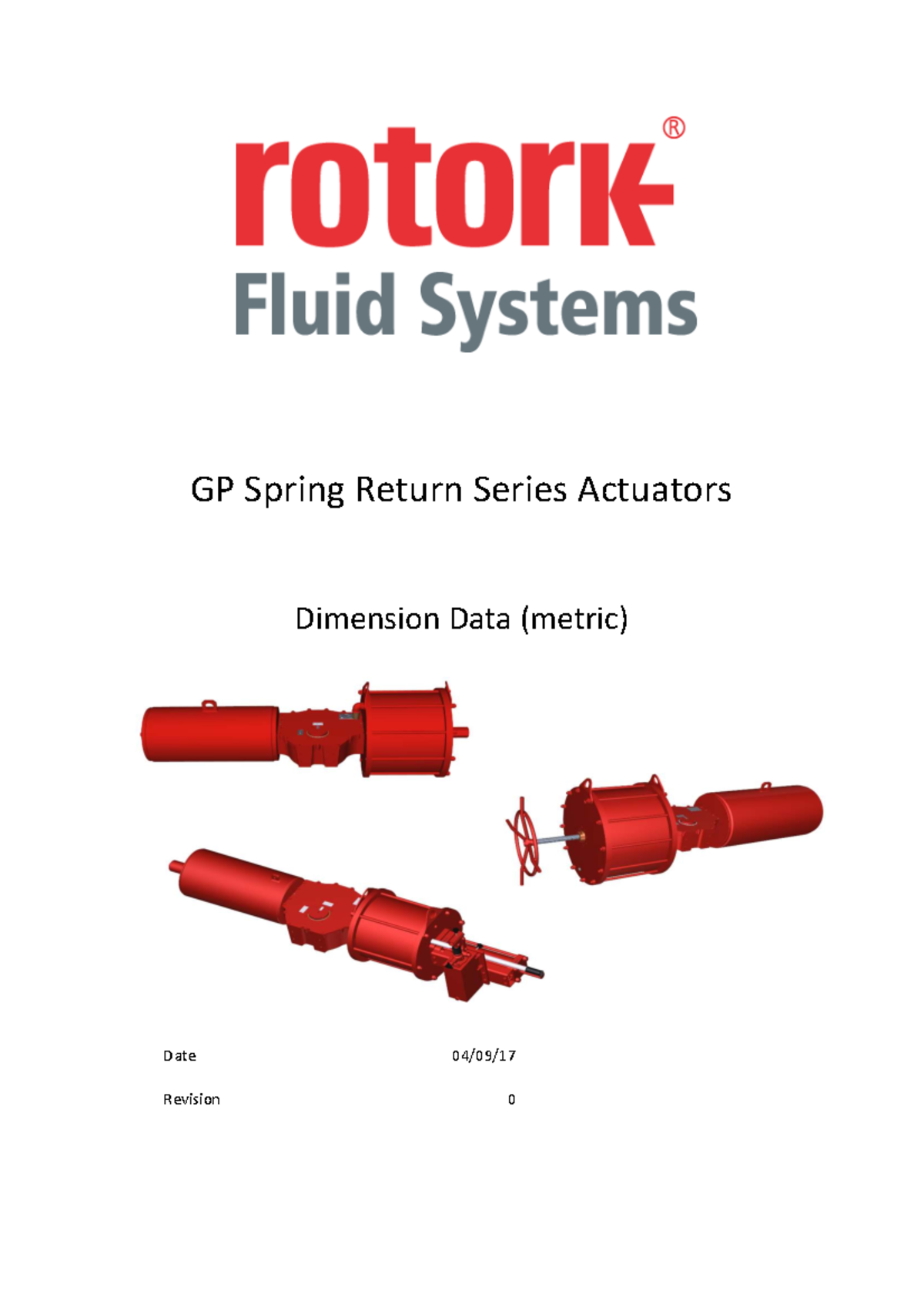 GP Series Pneumatic Actuators: Dimensional Data & Specifications - Studocu