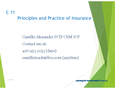 C11 - Principles and Practice of Insurance - Studocu