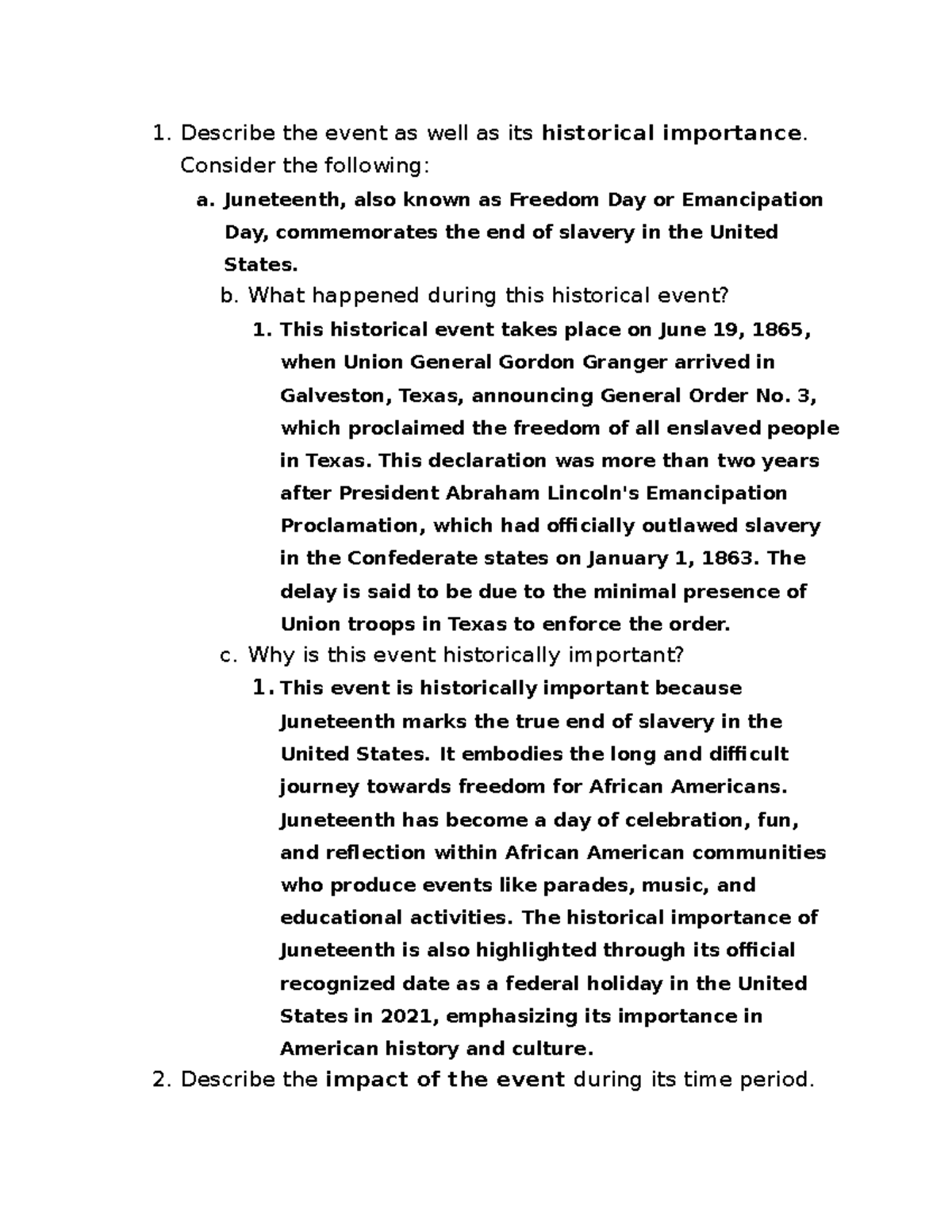 WK 7 Final Project Outline: Exploring the Historical Significance of ...