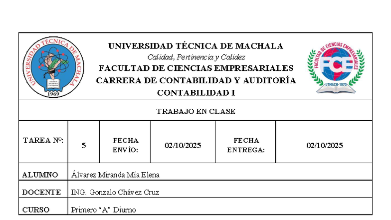 Contabilidad I - Clasificación de Cuentas y Proveedores - Studocu