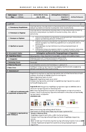 Filipino CLUB Action PLAN 2022 2023 - Republic of the Philippines ...