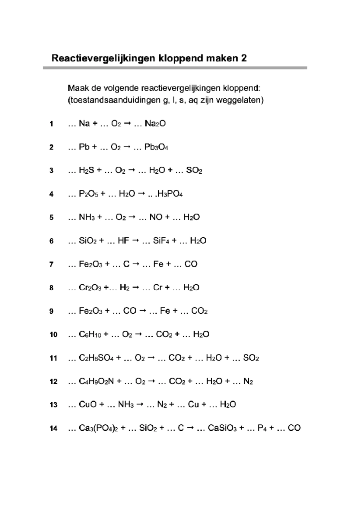 Mol boekje 3 HV - Molrekenen - Nieuwe Scheikunde 3HV Rekenen met de mol ...