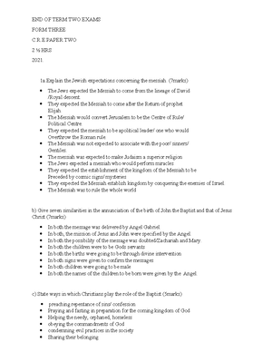 CRE FORM 1 M Scheme 1 - Cre - CRE FORM 1 MARKING SCHEME Give four ...