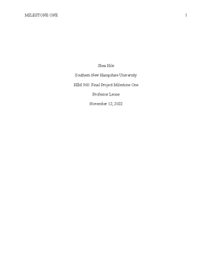 HIM 360 Module Four Summary Report - Grade B+ - HIM 360 Module Four Audit Summary Report ...