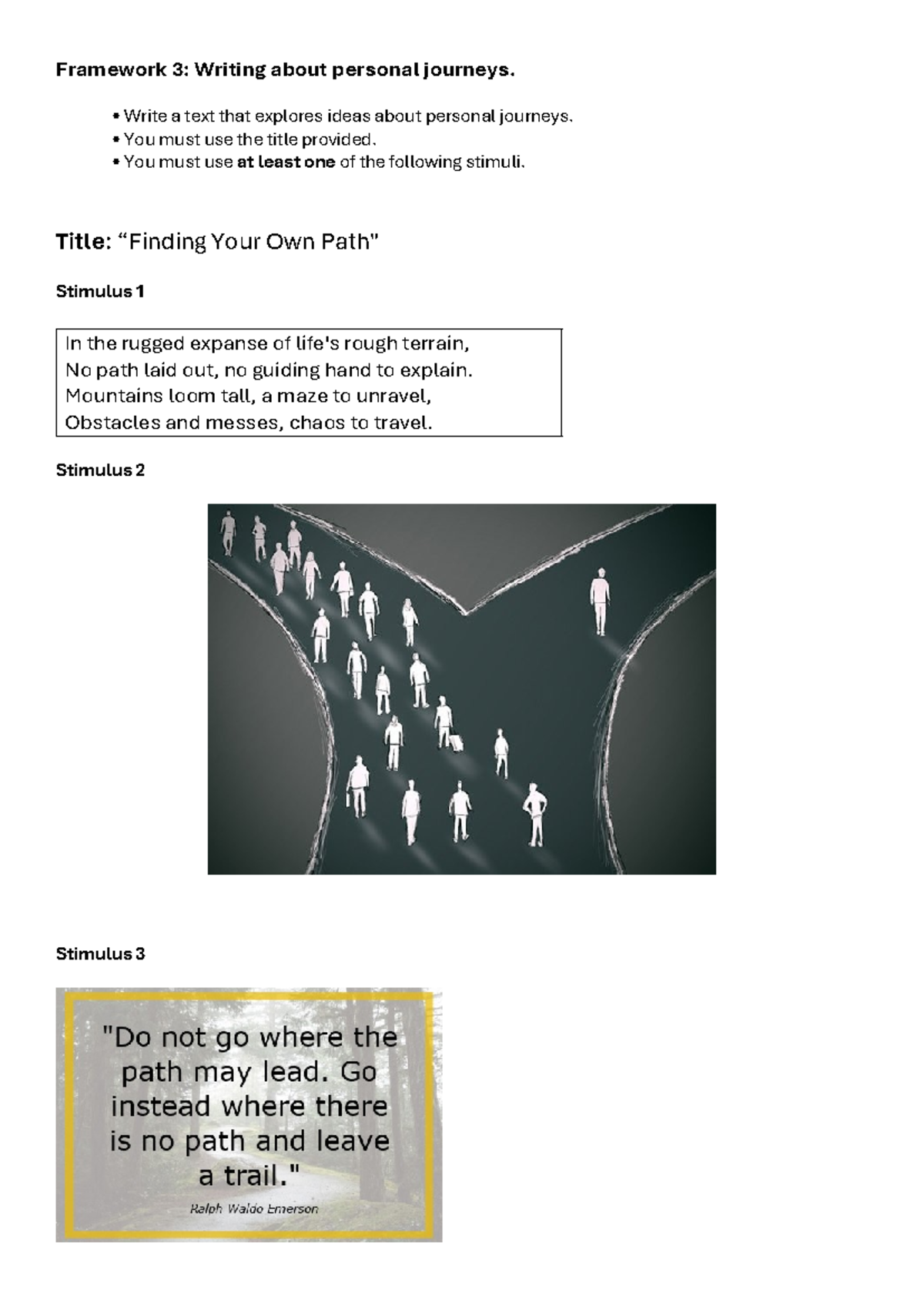 Course Code: ENG101 - Exploring Personal Journeys Through Poetry - Studocu