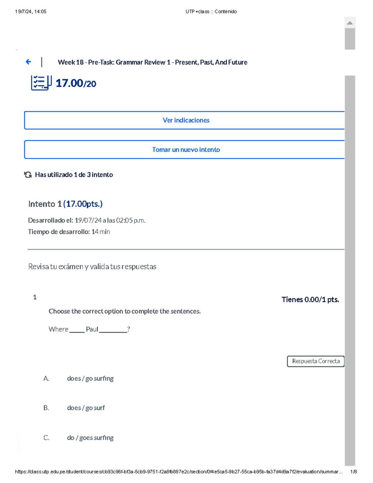 ️ Week 18 - Pre-Task Grammar Review 1: Tenses Overview in English - Studocu