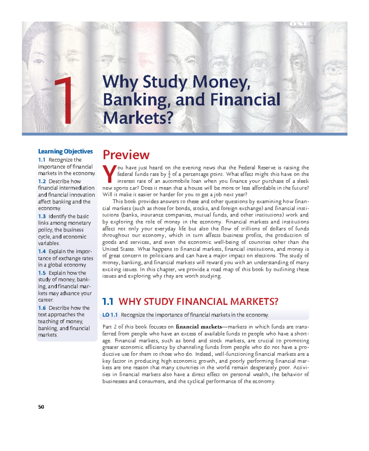 Ch01: Understanding Money, Banking, and Financial Markets - Studocu