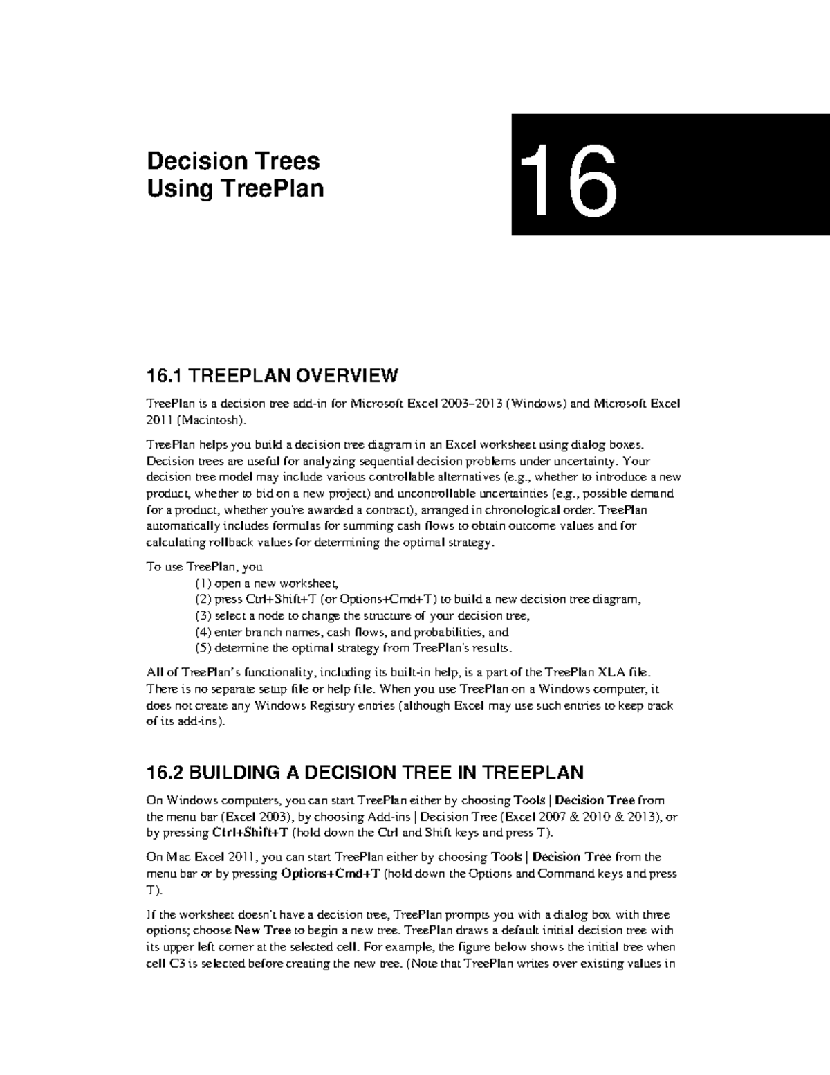 Decision Trees Using TreePlan: A Comprehensive Guide (Course Code: Tree - Studocu