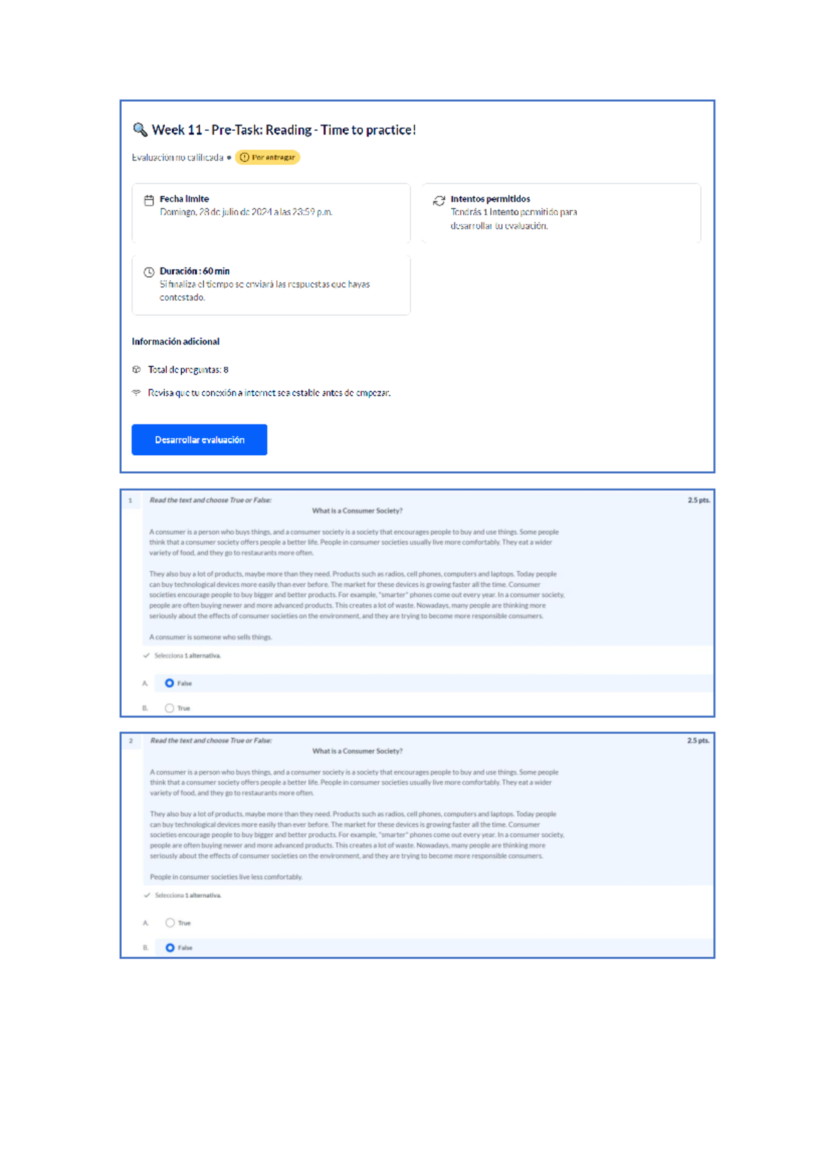 Week 11 - Pre-Task Reading & Practice Exercises Guide - Studocu