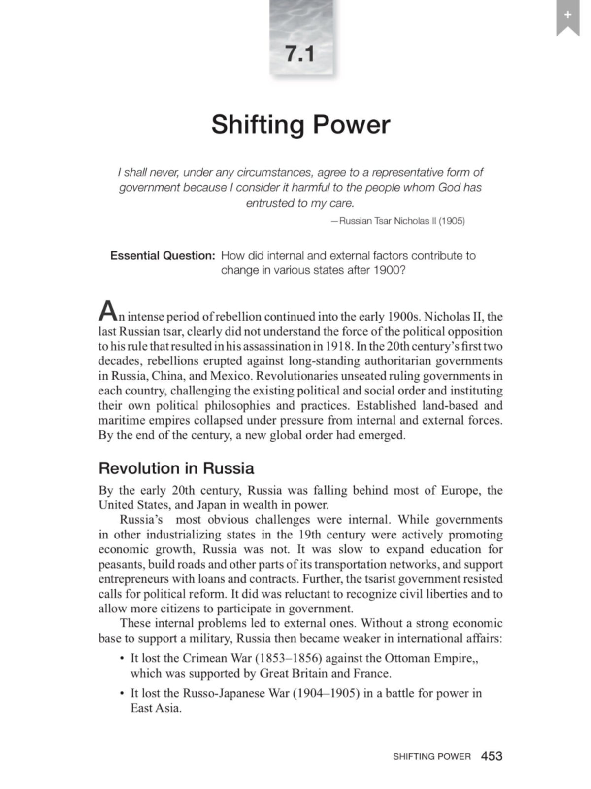 Amsco-7 shifting power - Studocu