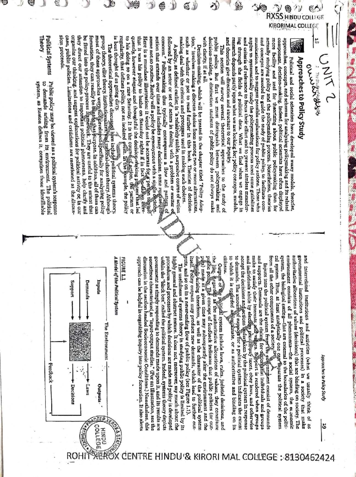GE POL SCIE UNIT 2 NOTES & READINGS - ANDERSON & DYE - Studocu