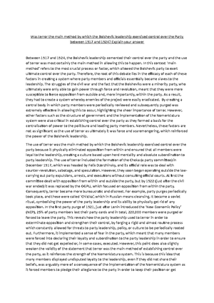 Unit 9 Team building assignment 2 - ‘L A ‘Question 1 A Explain the purpose of a given team in a ...