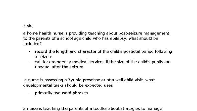 PEDS 101: Comprehensive Guide for Pediatric Nursing Care and Teaching ...