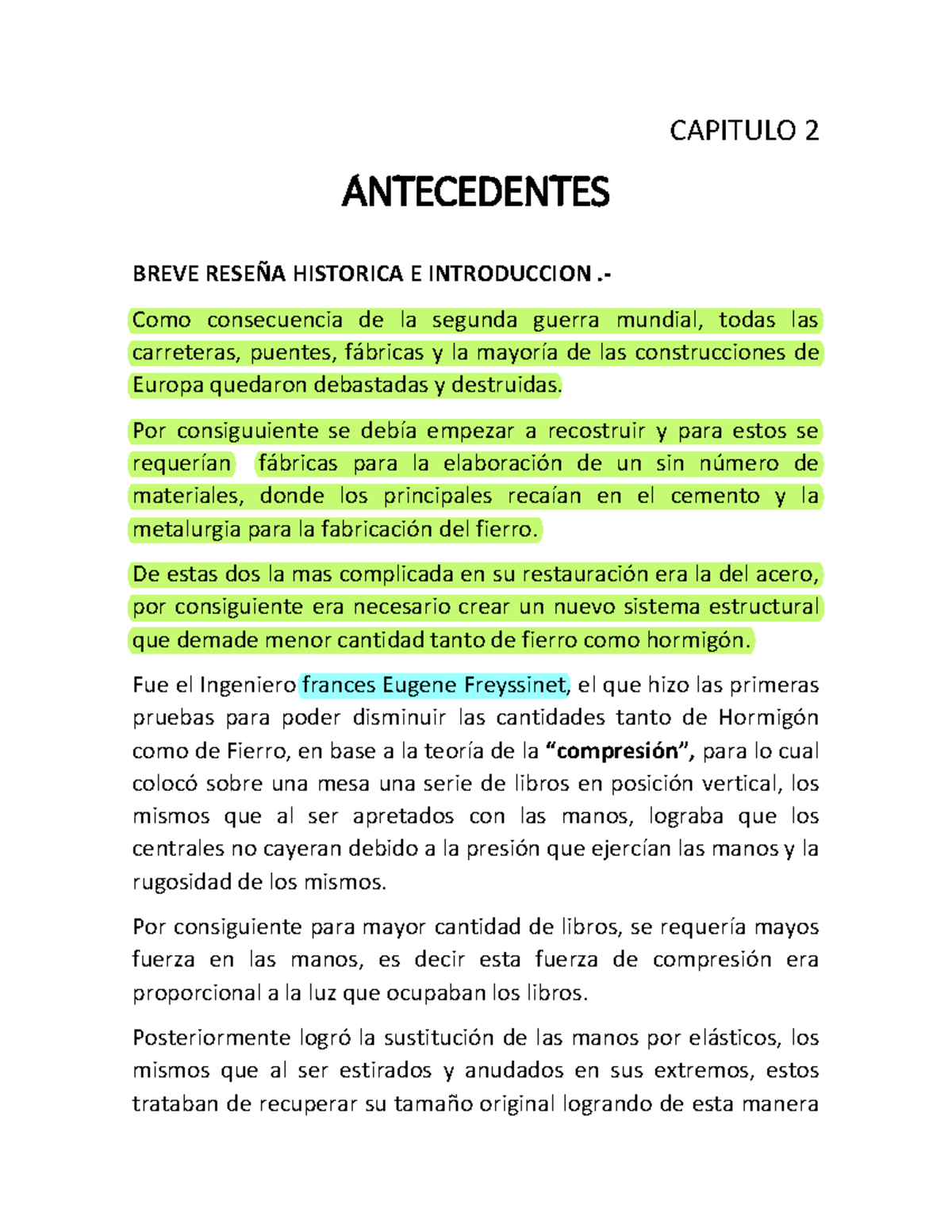 CAPITULO 2: Introducción al H°P° y Reseña Histórica - Studocu