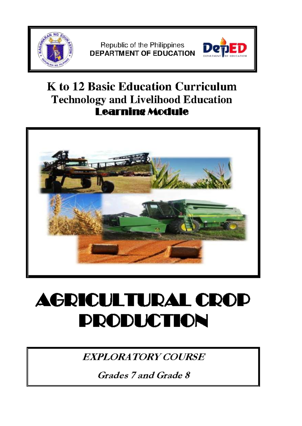 K to 12 crop production learning modules - K to 12 Basic Education ...