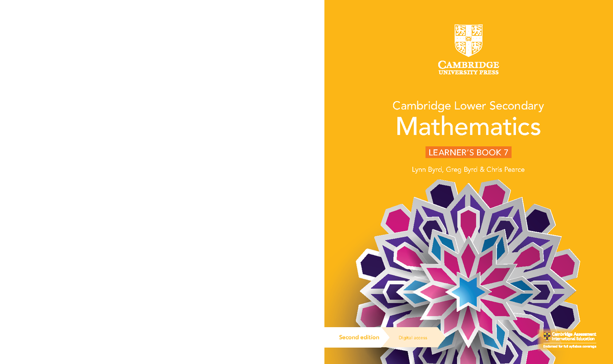 Cambridge Lower Secondary Mathematics Stage 7: Understanding Key ...