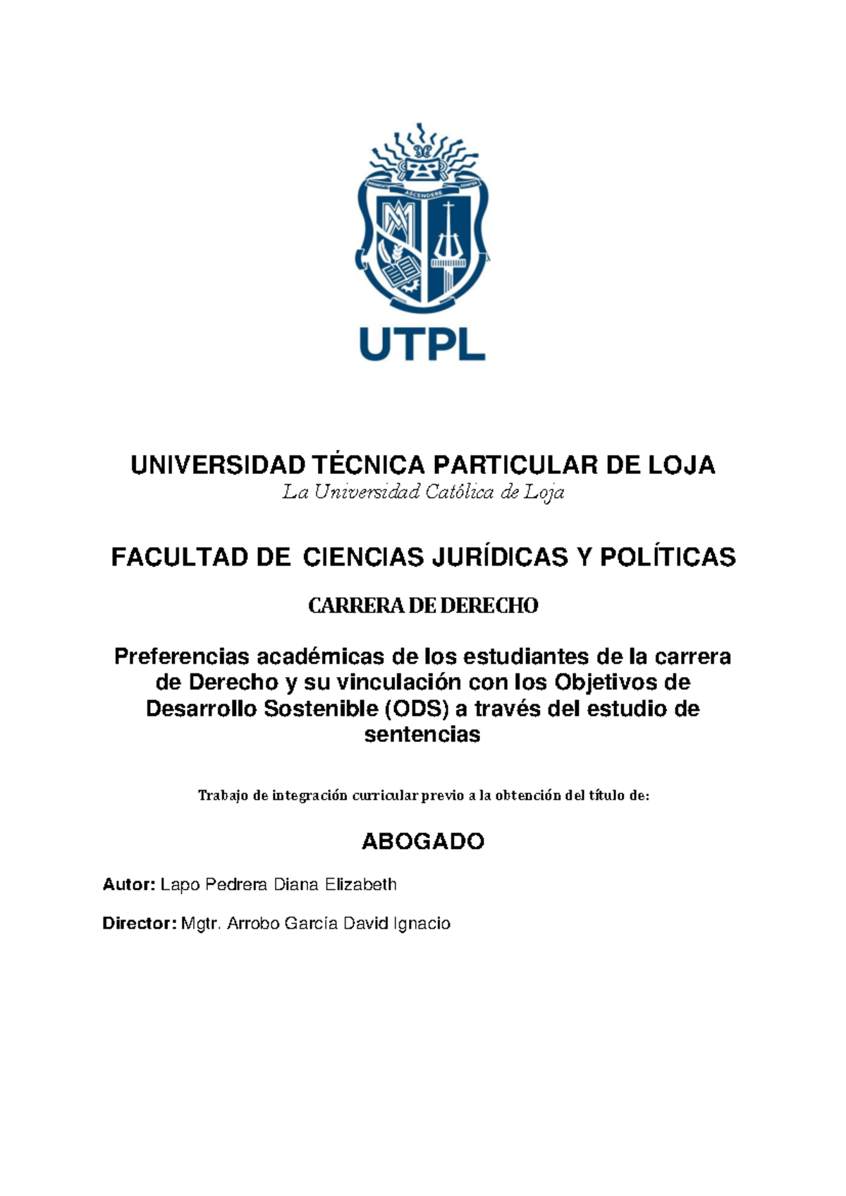Tarea 2 Diana Elizabeth LAPO Pedrera - UNIVERSIDAD TÉCNICA PARTICULAR ...