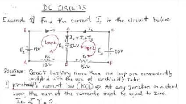 DC Circuits (Tutorials) - Practice Material for Current Analysis - Studocu