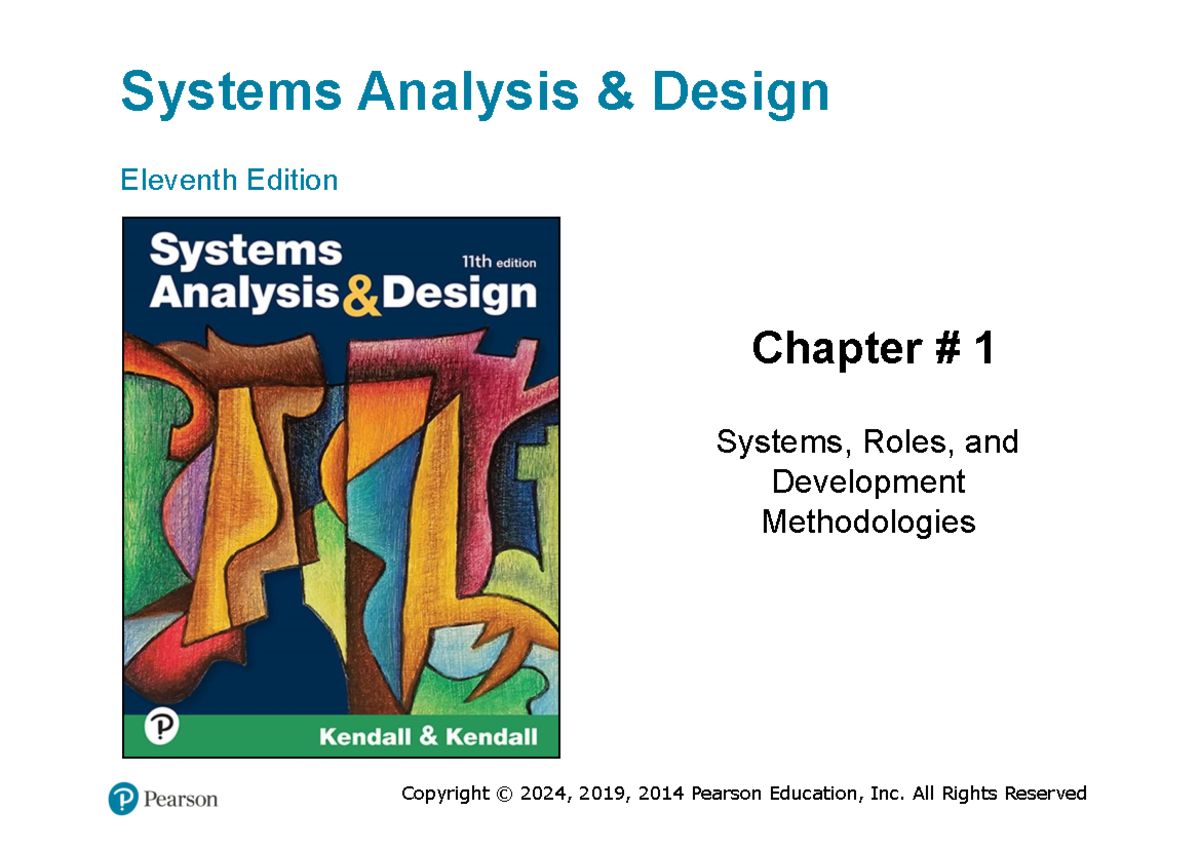 CH01 PPT - Chapter 1: Systems, Roles, and Development Methodologies - Studocu