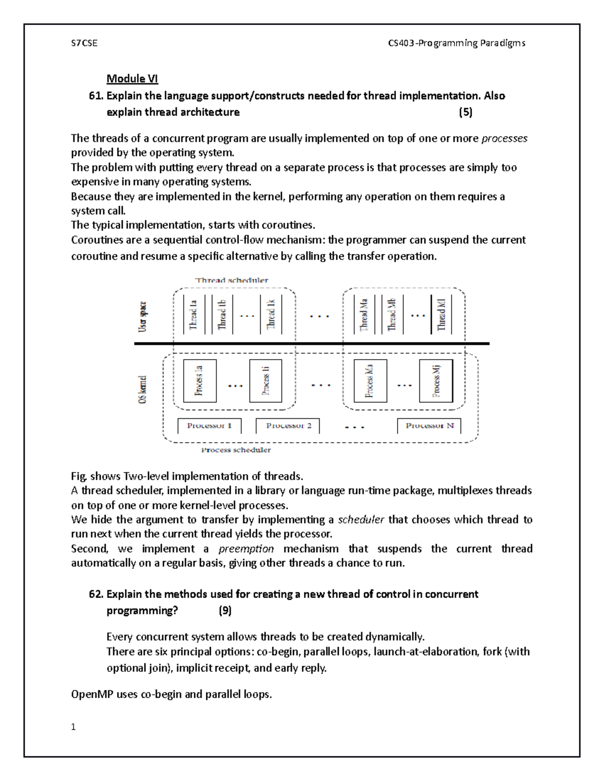 Ktu pp mod6 Q&A-1 - Programming paradigms module 6 previous year solved questions and answers ...