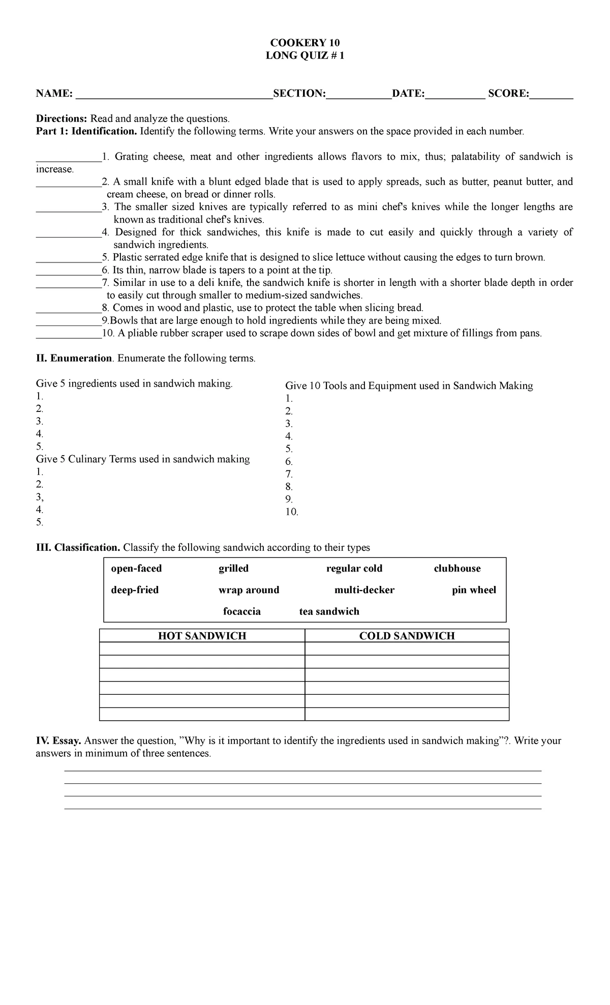 242158453 Grade 9 TLE Curriculum Guide Overview and Standards - Studocu