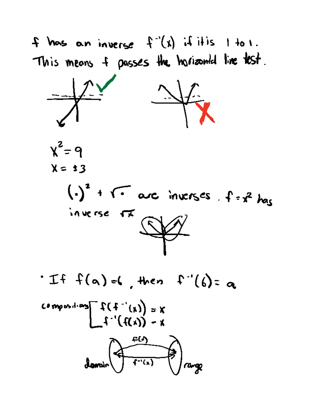 Math 101 Lecture Notes on Inverses and Logarithms (Sep 28) - Studocu
